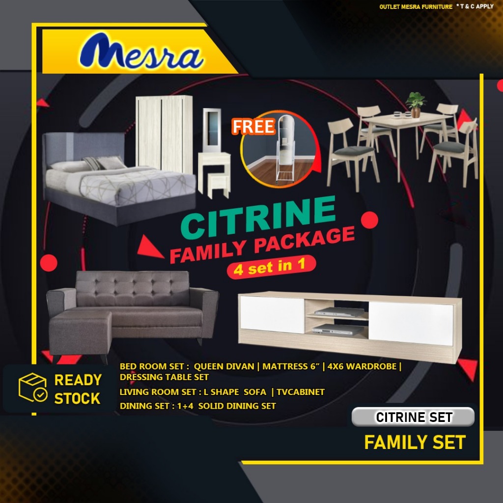 Mesra - House set / bedroon set / sofa set / tv cabinet / meja makan ...