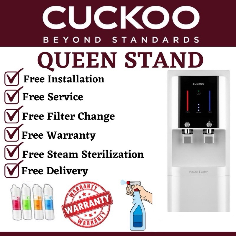 [𝑪𝒉𝒂𝒕 𝑺𝒆𝒍𝒍𝒆𝒓] CUCKOO QUEEN STAND WATER PURIFIER | Shopee Malaysia
