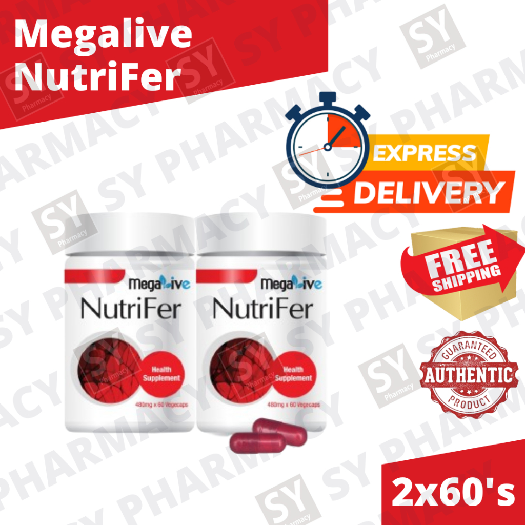 Megalive Nutrifer 60's/2x60's (Exp: 09/2027) | Shopee Malaysia