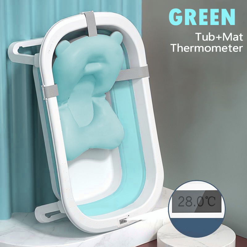 (FREE MAT) Baby Bath Tub Newborn Foldable Tab mandi baby Adjustable ...