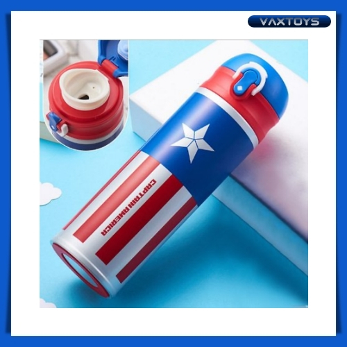 Disney Marvel Avengers Captain America (WHITE) 316 Stainless Steel ...