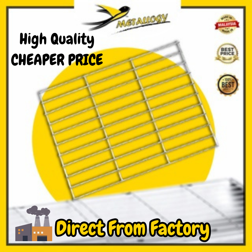 Metallogy BBQ Barbecue Grill Net Jaring Besi BBQ Pemanggang Camping ...