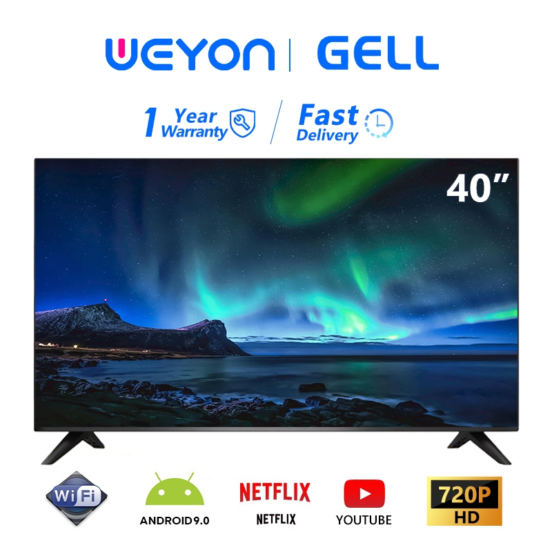 GELL Sakura 40 Inch LED Smart TV NEW Smart tv 40 inches Android tv Flat ...