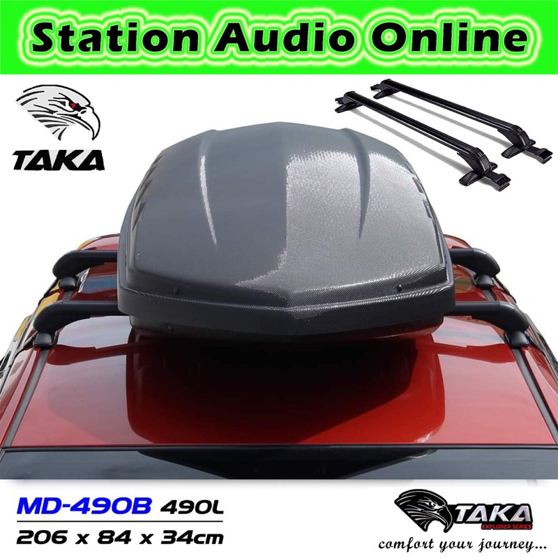 TAKA MD-490B Bubble Design Car Roof Box [Special Edition] [XL Size ...