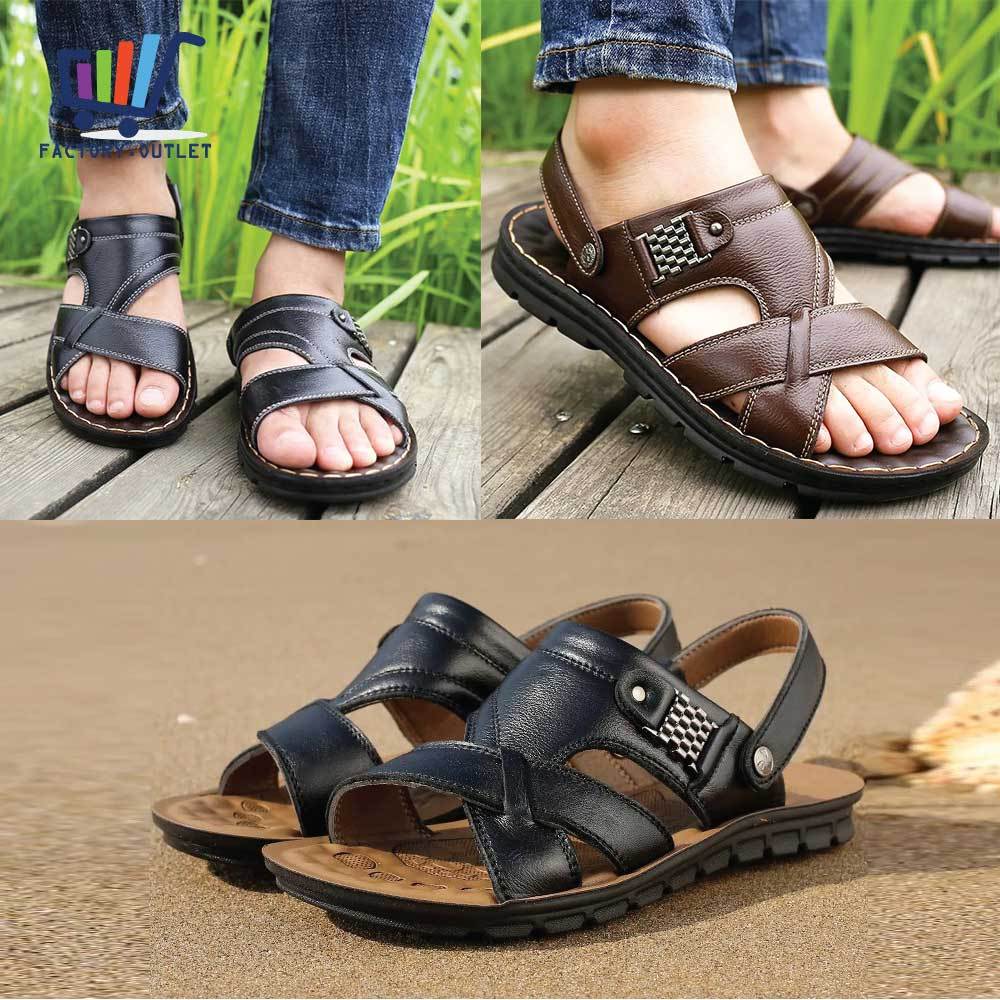 Men Fashion Sandal Slipper Outdoor Selipar Lelaki Perempuan Bergaya ...