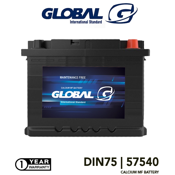BATERI KERETA DIN75 GLOBAL MF BATTERY-57540 "SUITABLE FOR PROTON X70 ...
