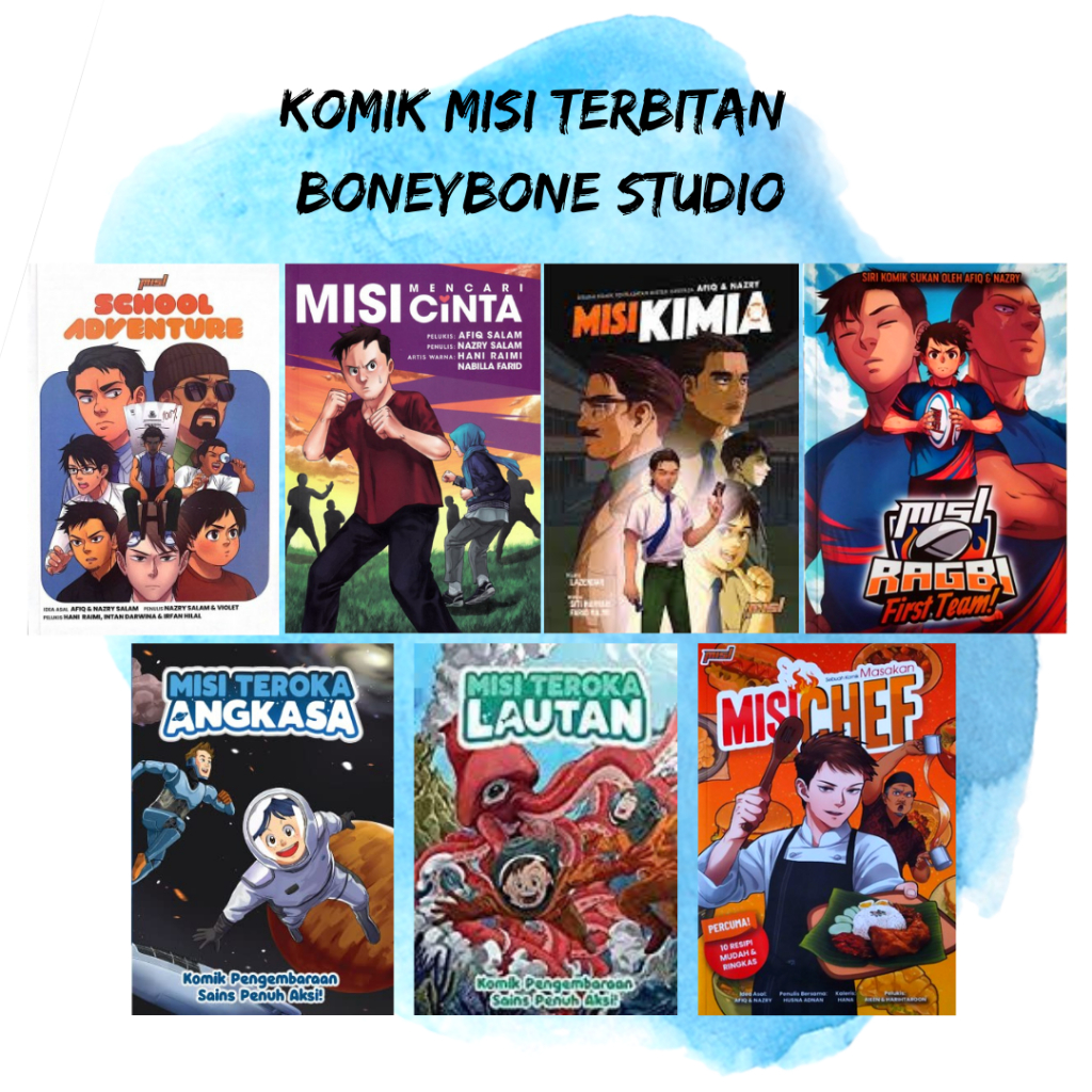 KOMIK Misi Ragbi, Misi Chef, Misi School Adventure, Misi Mencari Cinta ...