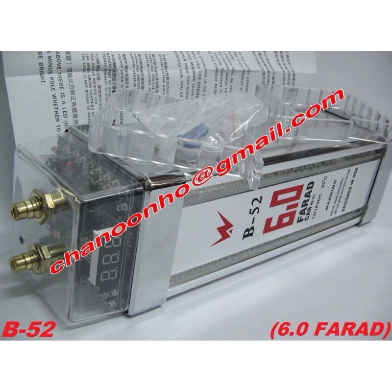 High Performance Car Audio Power Capacitor【CO-410 4.0 Farad / AX-888 8 ...