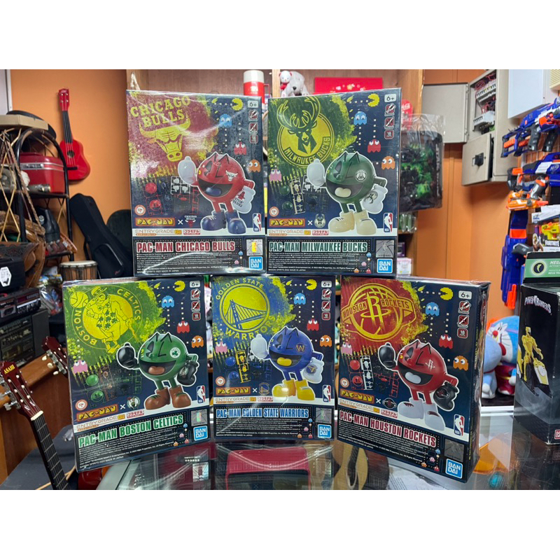 READY STOCK Pac-Man x NBA Entry Grade Pac Model Bandai | Shopee Malaysia