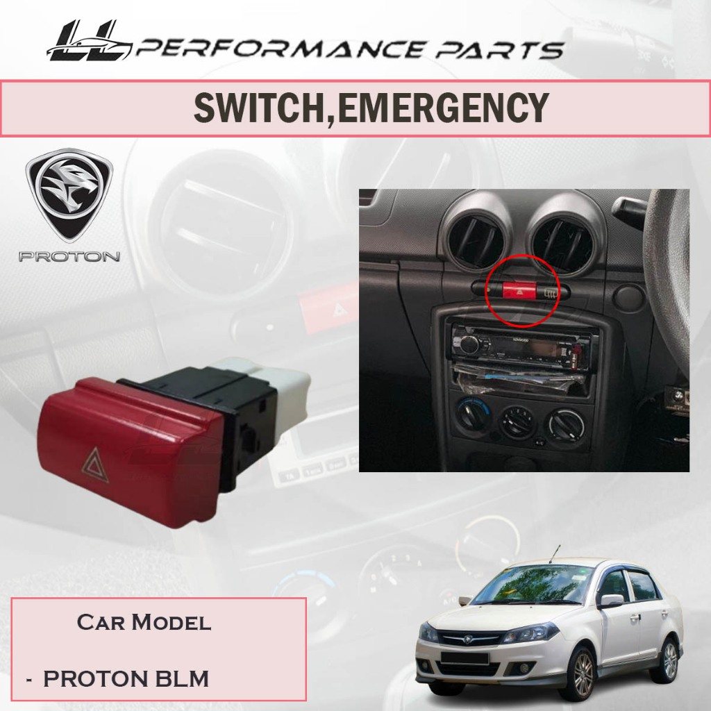 Original Proton Saga BLM Emergency Switch Double Signal Hazard Switch ...