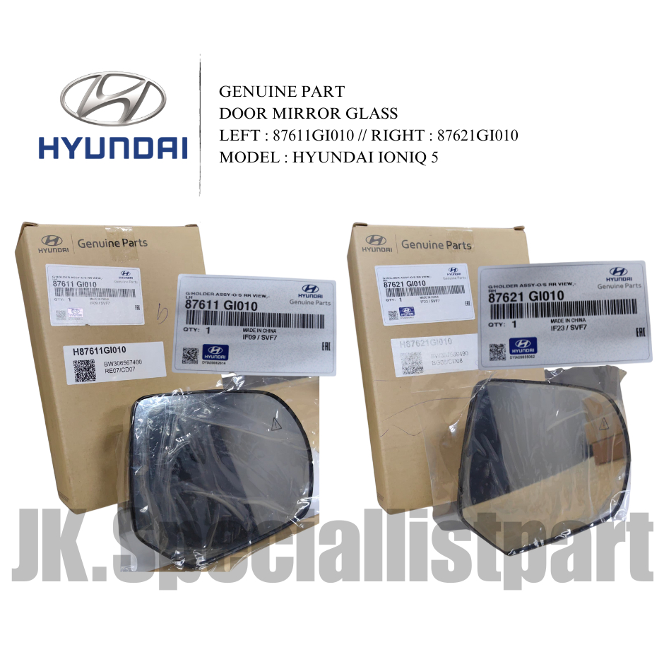 DOOR MIRROR GLASS / SIDE MIRROR GLASS LEFT & RIGHT _ GENUINE PART [ L ...