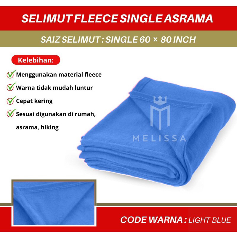 READY STOCK - SELIMUT FLEECE ASRAMA PREMIUM | Shopee Malaysia