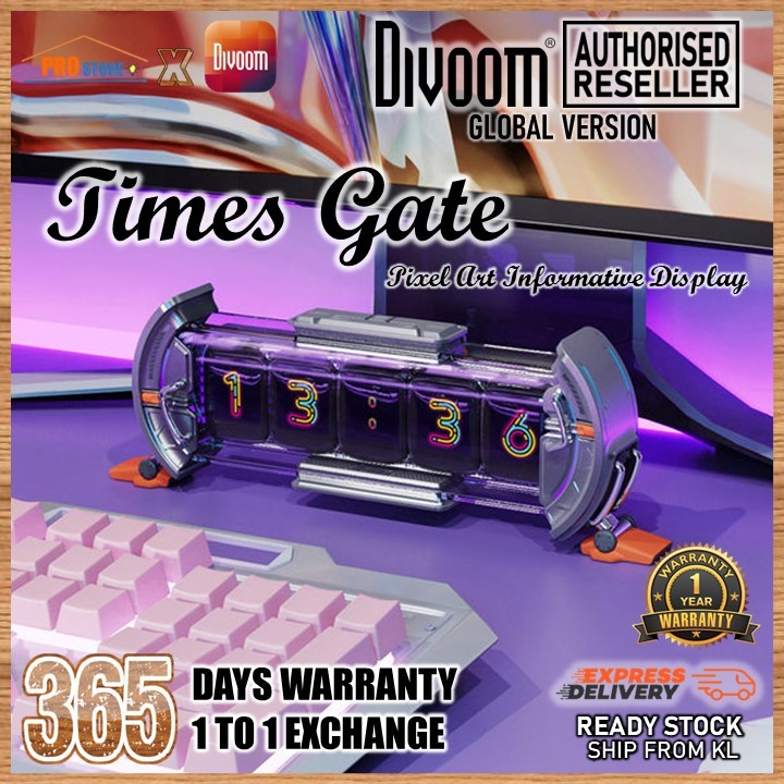 [Original] Divoom Time Gate RGB Pixel Art Creation Multi Functional ...