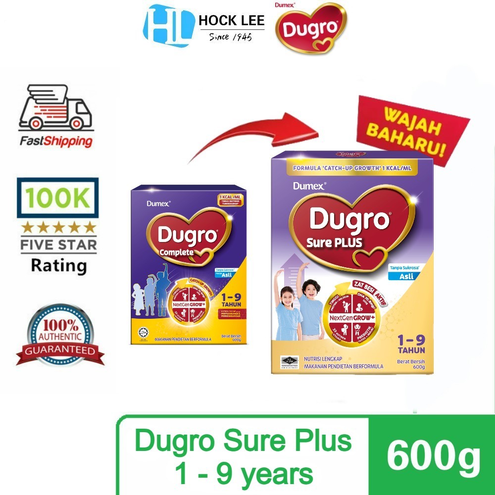RM36.81 after coin cashback* DUGRO® Sure Plus 600g | Shopee Malaysia