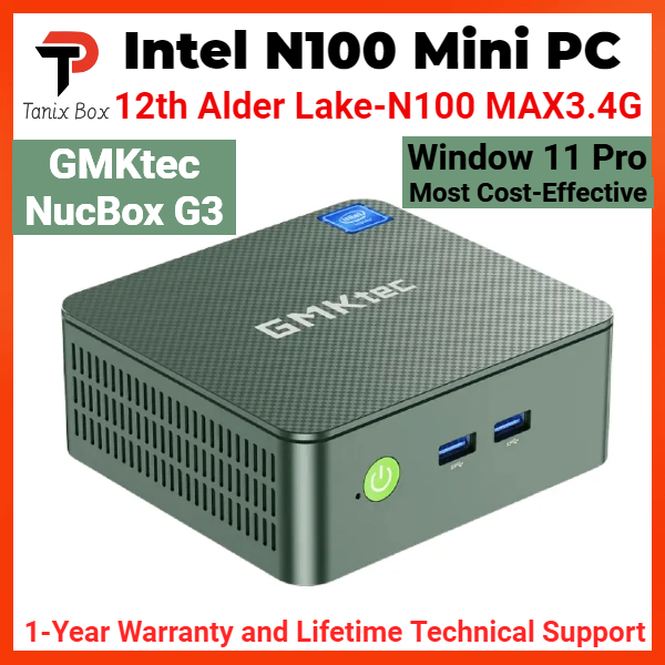 Intel N100/N97 MINI PC Windows 11 Pro GMKtec G3/G5 Effective Gaming ...