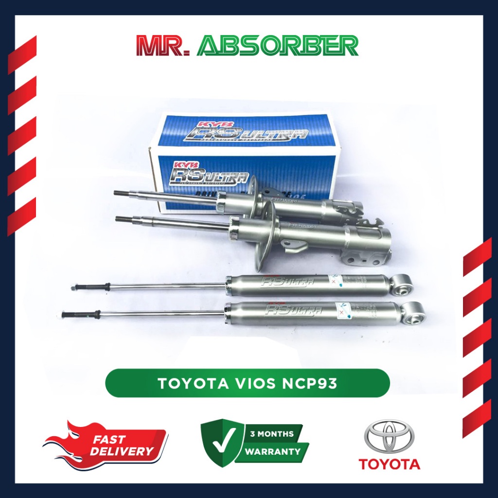TOYOTA VIOS NCP93 KYB RS ULTRA ABSORBER | Shopee Malaysia