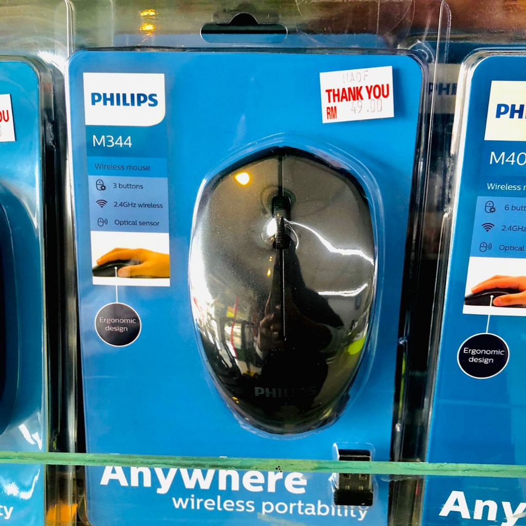 PHILIPS ORIGINAL M344 Wireless Mouse | Shopee Malaysia