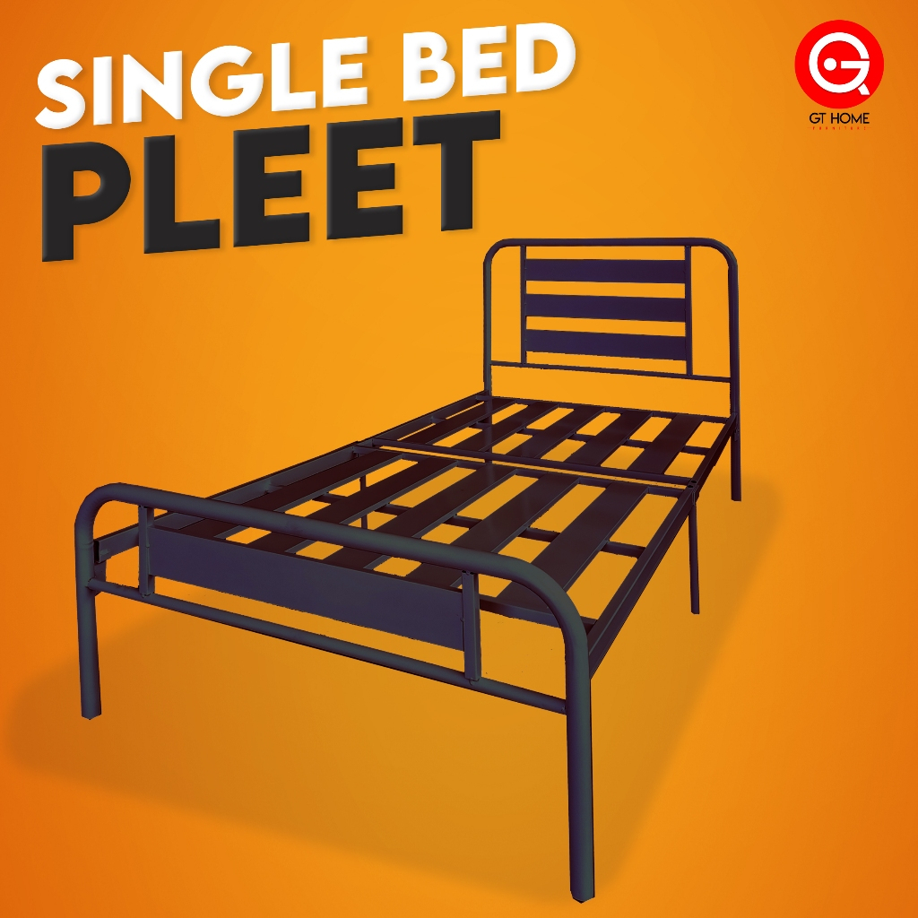 READY STOCK KEDAH Single Bed Frame 100% Metal Katil Bujang Dewasa Budak ...