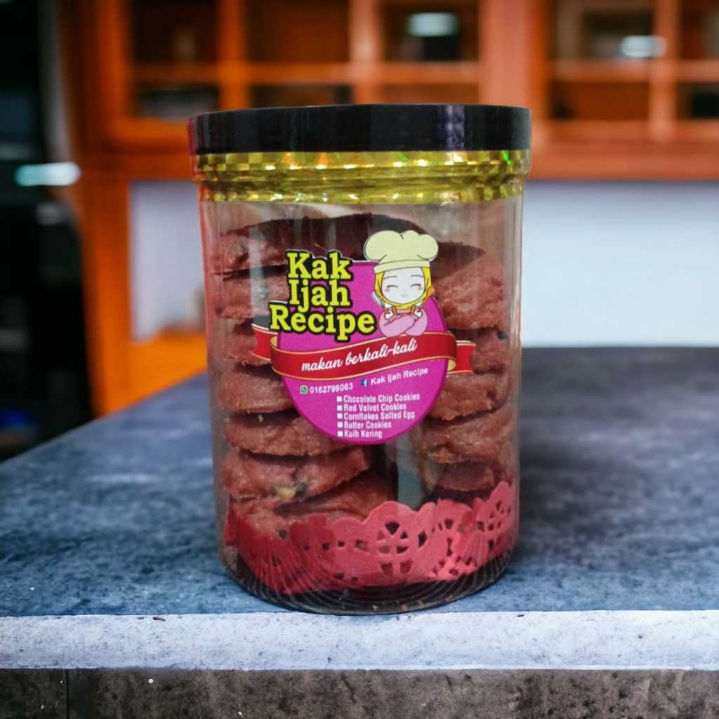 RED VELVET COOKIES KAK IJAH RECIPE | Shopee Malaysia