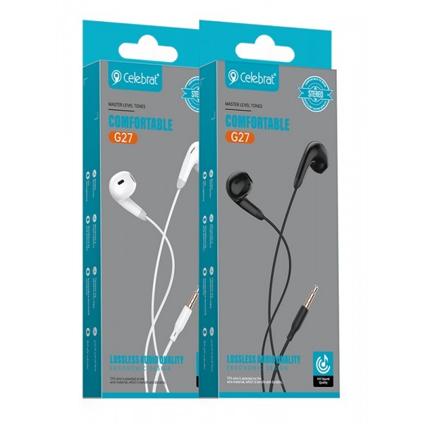 Celebrat G27 Bass Stereo Music Earphones 3.5mm | Shopee Malaysia