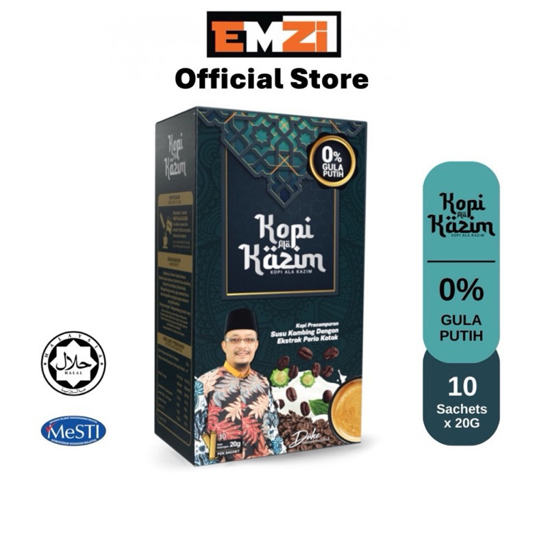 EMZI Kopi Ala Kazim 10s Ekstrak Peria Susu Kambing Emzi Olive Tin ...