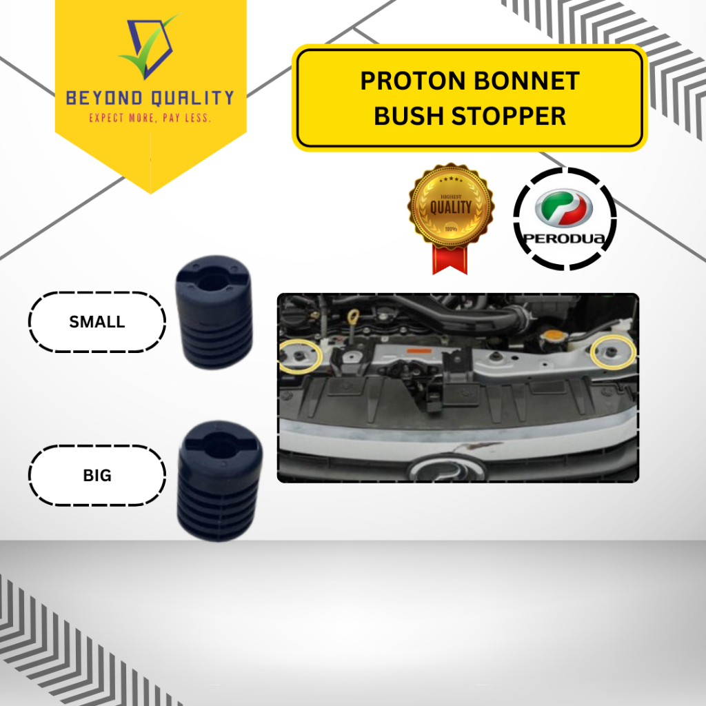 Perodua Front/Rear Bonnet Bush Stopper-Perodua Myvi (2007-2017)/ Viva ...