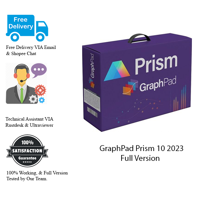 GraphPad Prism 10 2025 Full Version | Shopee Malaysia