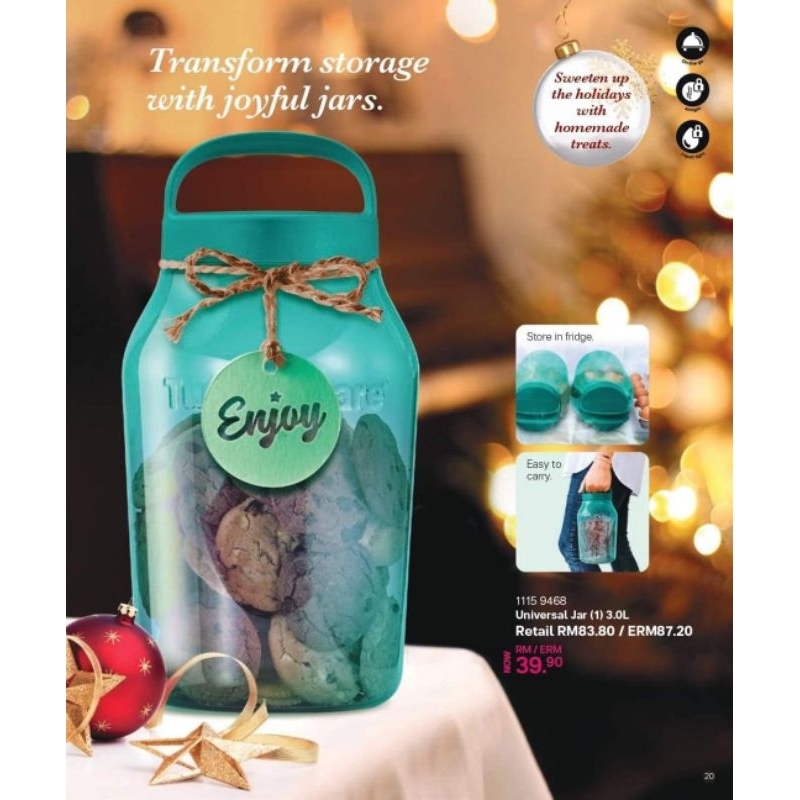 universal Jar TUPPERWARE 3L | Shopee Malaysia