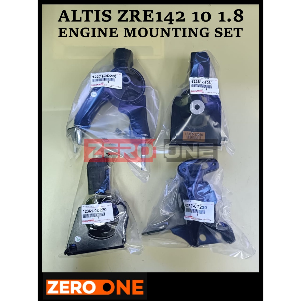 TOYOTA ALTIS ZRE142 10 1.8 ENGINE MOUNTING SET | Shopee Malaysia