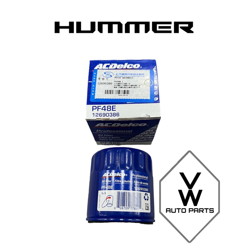 ( 100% ORIGINAL AC DELCO ) HUMMER H2 OIL FILTER ( 12690386 ) | Shopee ...