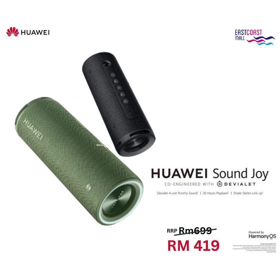 HUAWEI Sound Joy Bluetooth Speacker 100% Original Malaysia | Shopee ...
