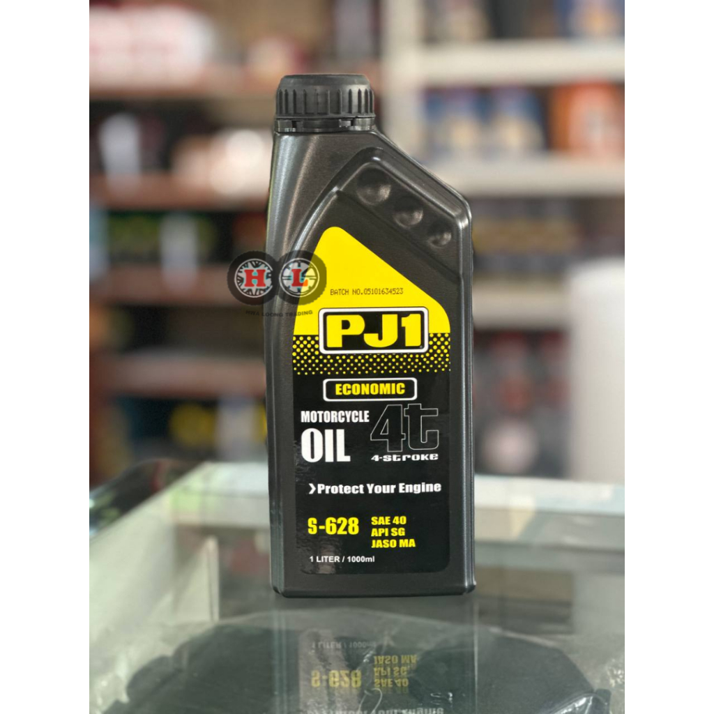 PJ1 SEMI SYNTHETIC/ FULLY SYNTHETIC 4T 10W40 ENGINE OIL (Minyak Hitam 10W40 ) | Shopee Malaysia