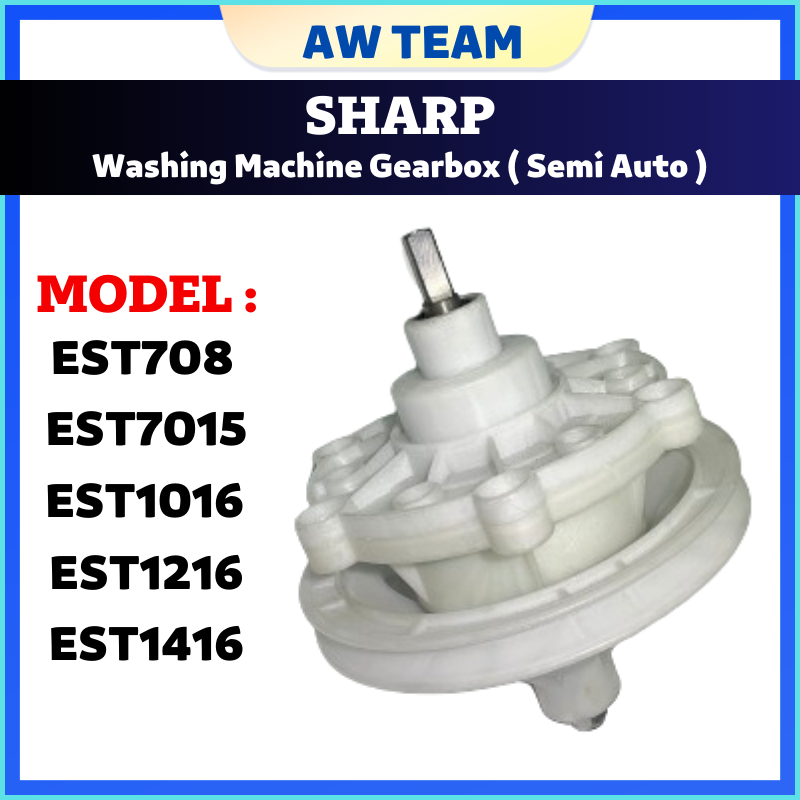 SHARP EST708 EST7015 EST1016 EST1216 EST1416 Washing Machine Gear Box ...