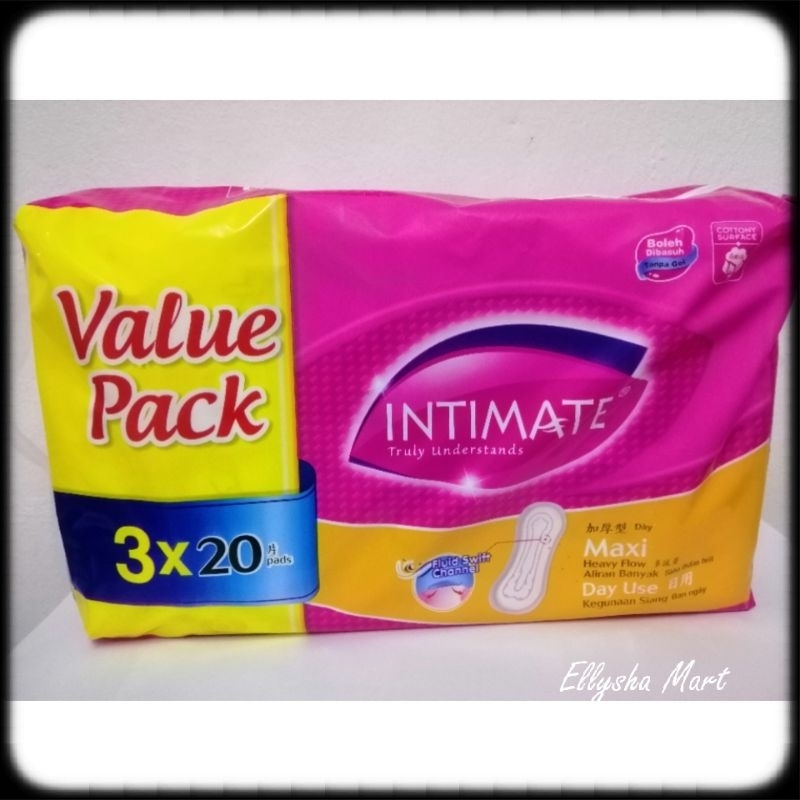 Intimate Value Pack Maxi Non Wings (3 x 20 Pads) | Shopee Malaysia
