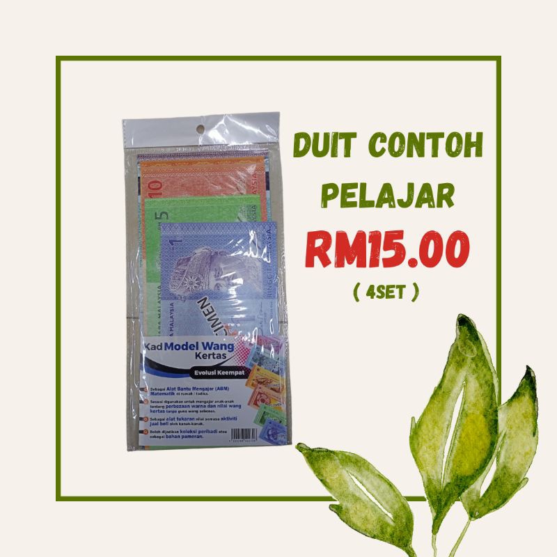 Duit Contoh Pembelajaran (4set) | Shopee Malaysia