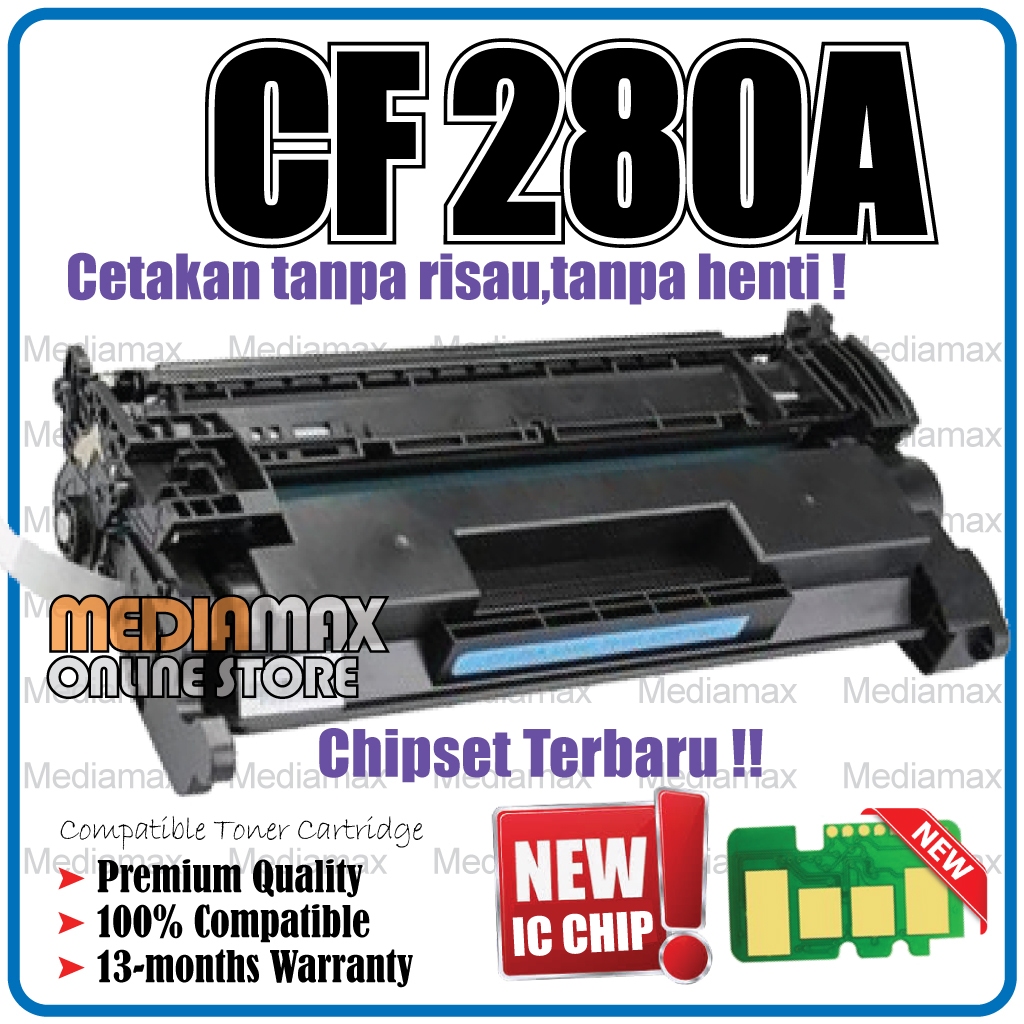 Compatible Toner HP CF280A CF 280A 80A CF280X Laser Pro 400 M401 M401d ...