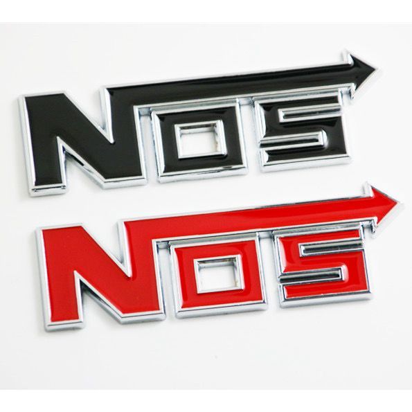 MKR Automotive Supplies Decorative Car Emblem NOS Nitrous Personalized ...
