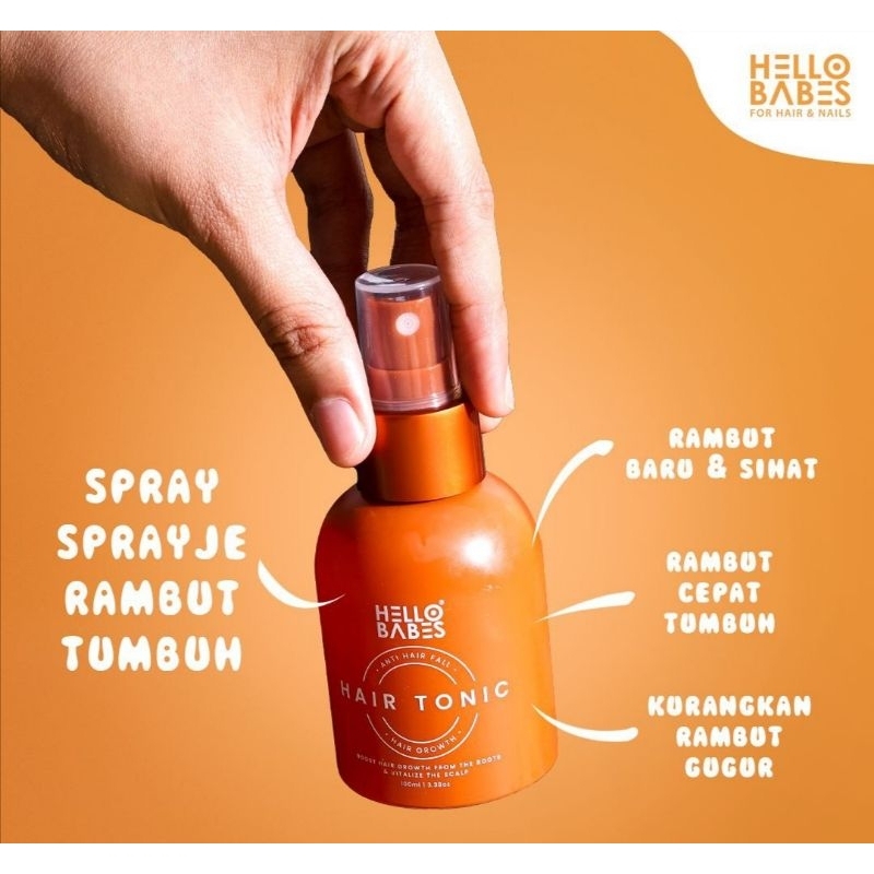 HELLO BABES HAIR TONIC NEW FORMULA SHAMPOO CONDITIONER VITAMIN HQ ...