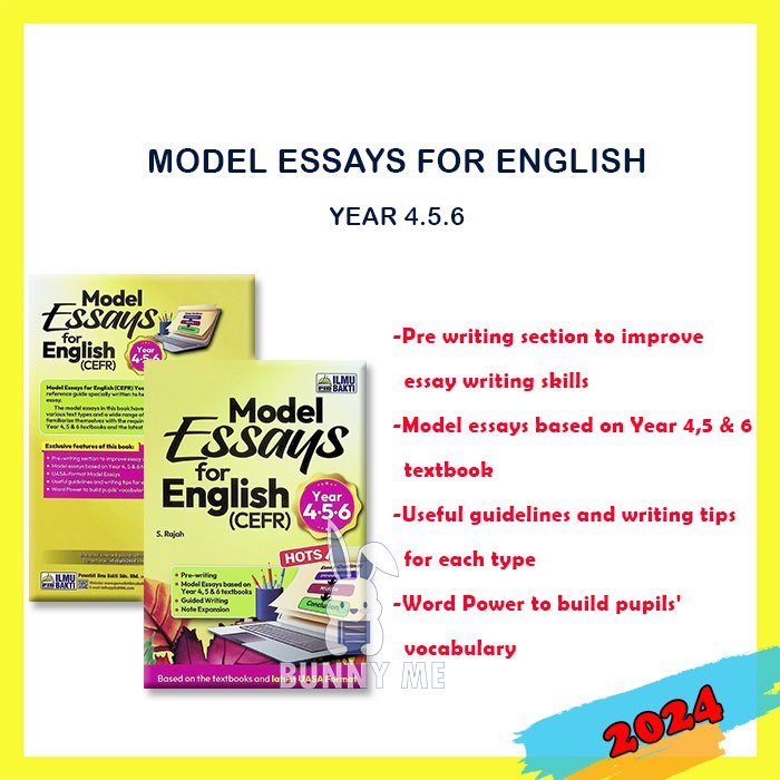 [BUNNY] 2024 Buku Rujukan : Model Essays for English (CEFR) UASA Year 4 ...