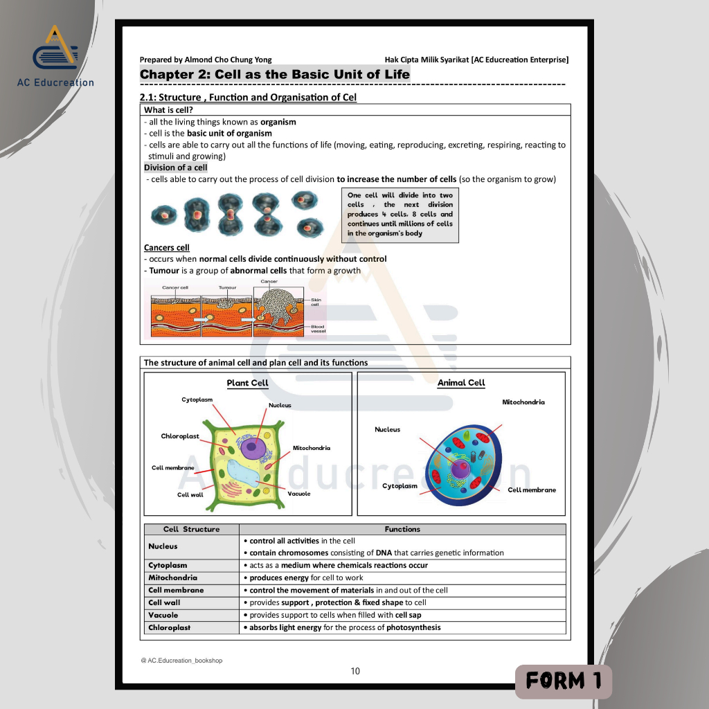 SCIENCE / SAINS TINGKATAN 1-3 KSSM NOTA LENGKAP [Malay & Eng Version] #NOTA RINGKAS #MUDAH ...