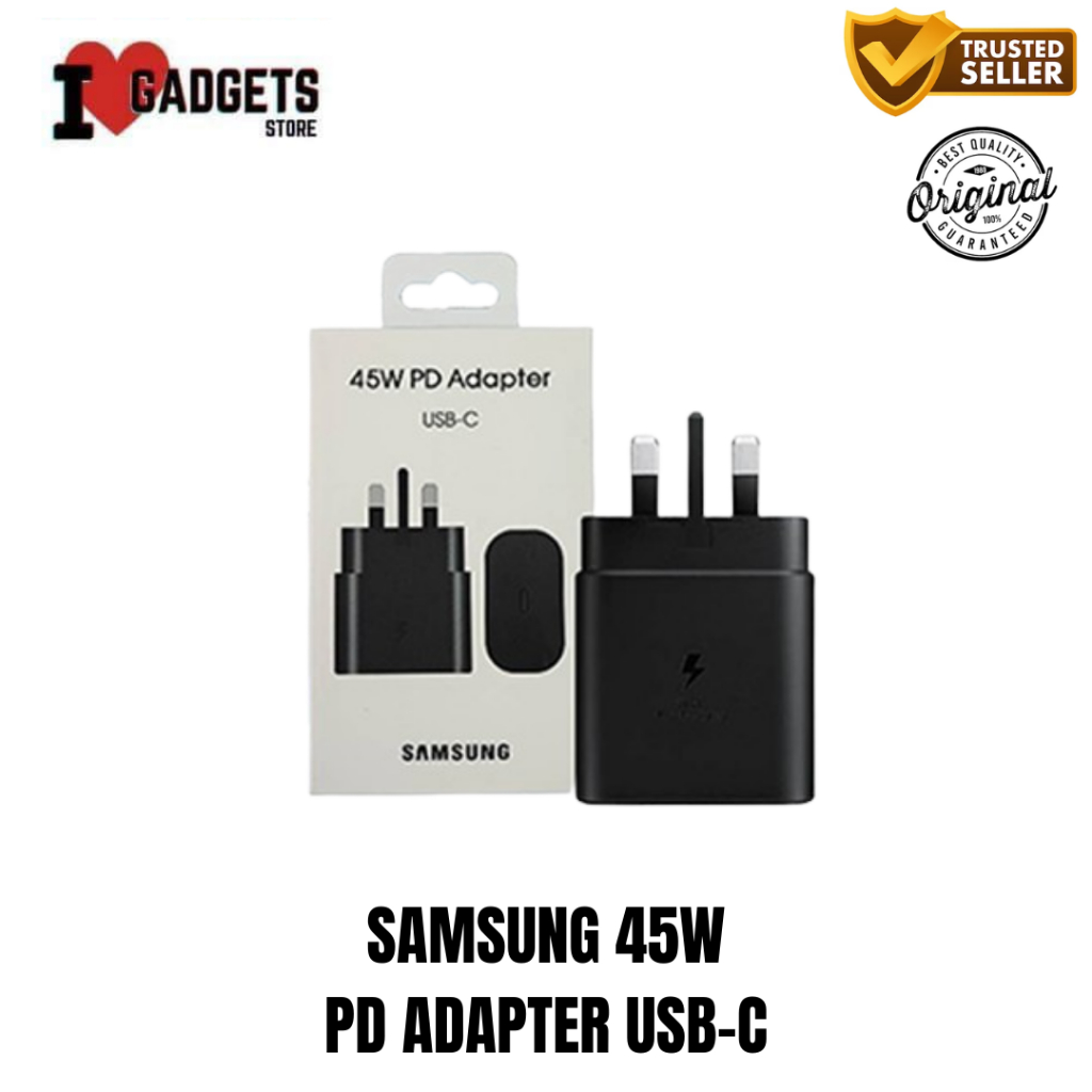 SAMSUNG ADAPTER PD 45W USB C TRAVEL CHARGING | Shopee Malaysia