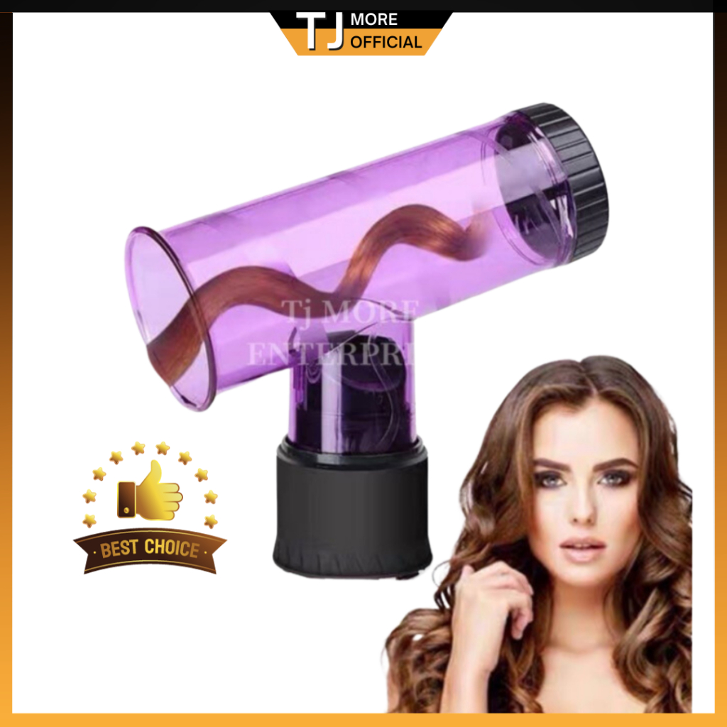 Hair Curler Roller Magic Diffuser Wind Spin Dryer Curly Hair Curling ...