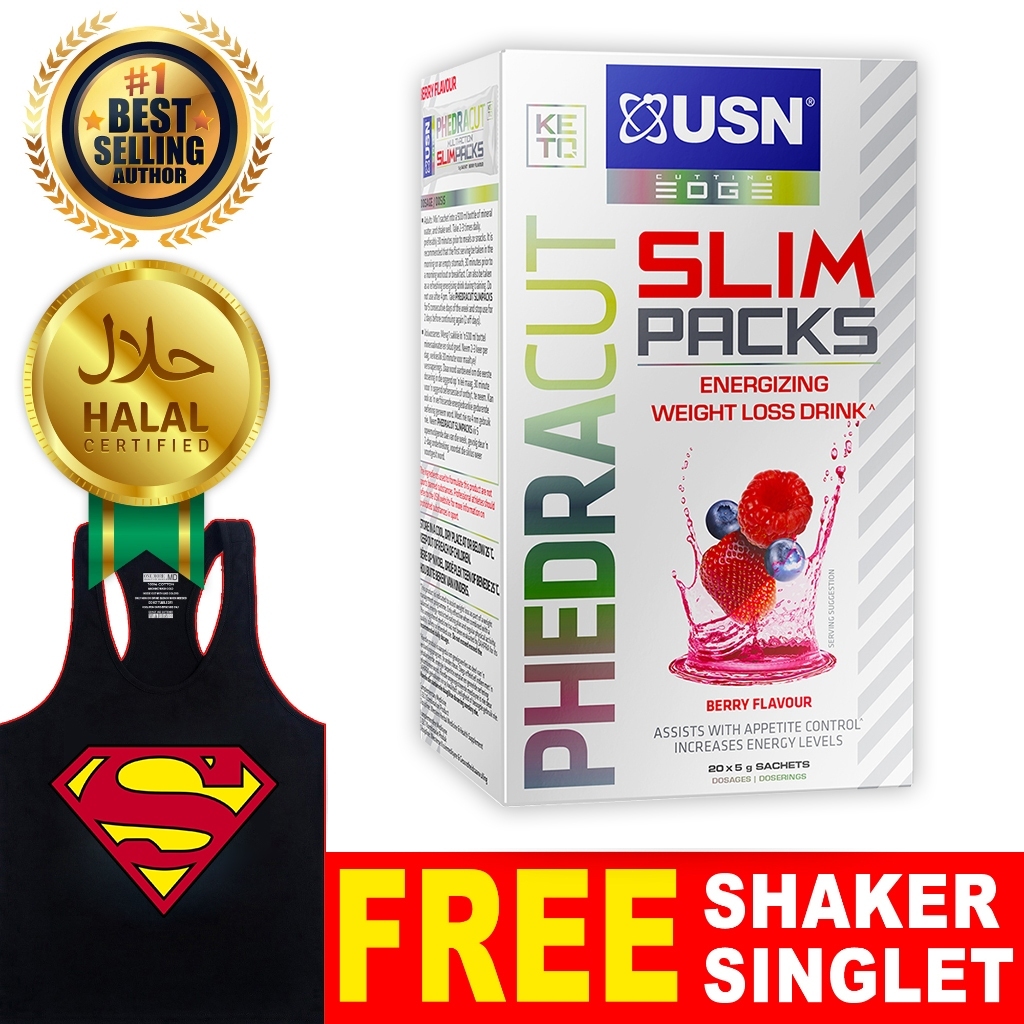Super Fat Burner Usn Phedra Cut Slimpacks (20 Packs) | Shopee Malaysia