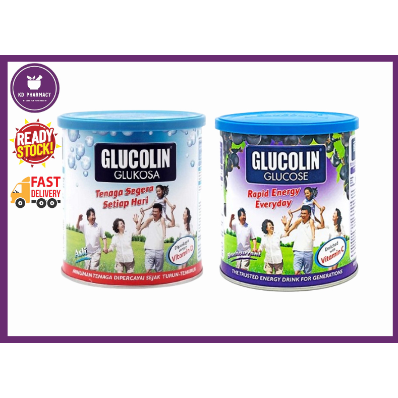 GLUCOLIN Glucose Powder 420g [Original / Blackcurrant] | Shopee Malaysia