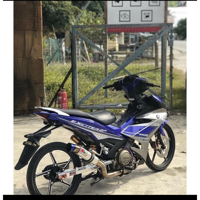 COVERSET EXCITER GP 2015 Y15 V1-V2 FREE AMBLEM LOGO YAMAHA | Shopee ...