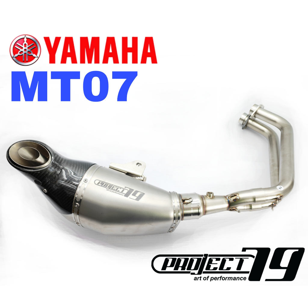 Project79 Exhaust Yamaha MT07 Full System Piping Muffler Under Body ...