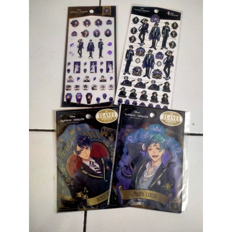 (Brand new) Disney Twisted Wonderland Official Stickers | Shopee Malaysia
