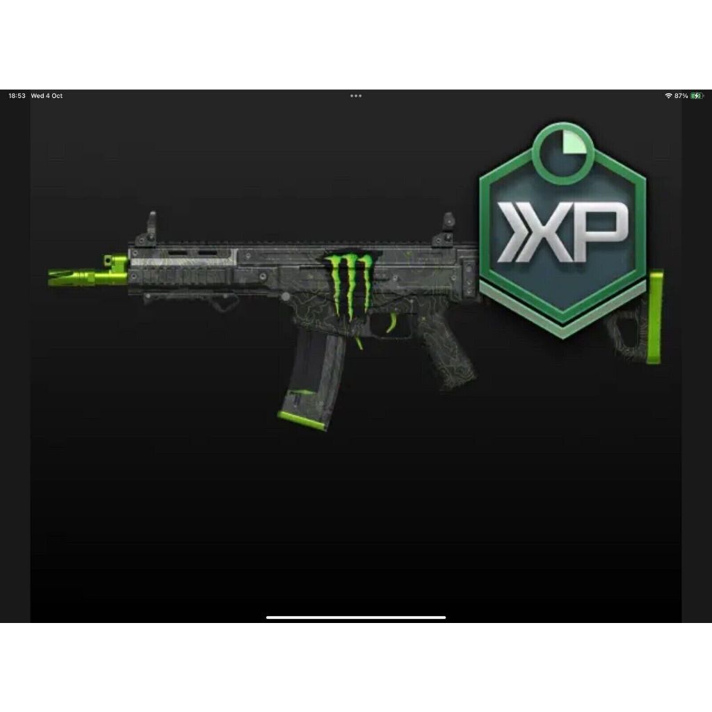 RARE COD MW3 NEW Monster Energy Inner Beast Blueprint Weapon + 15 Min ...