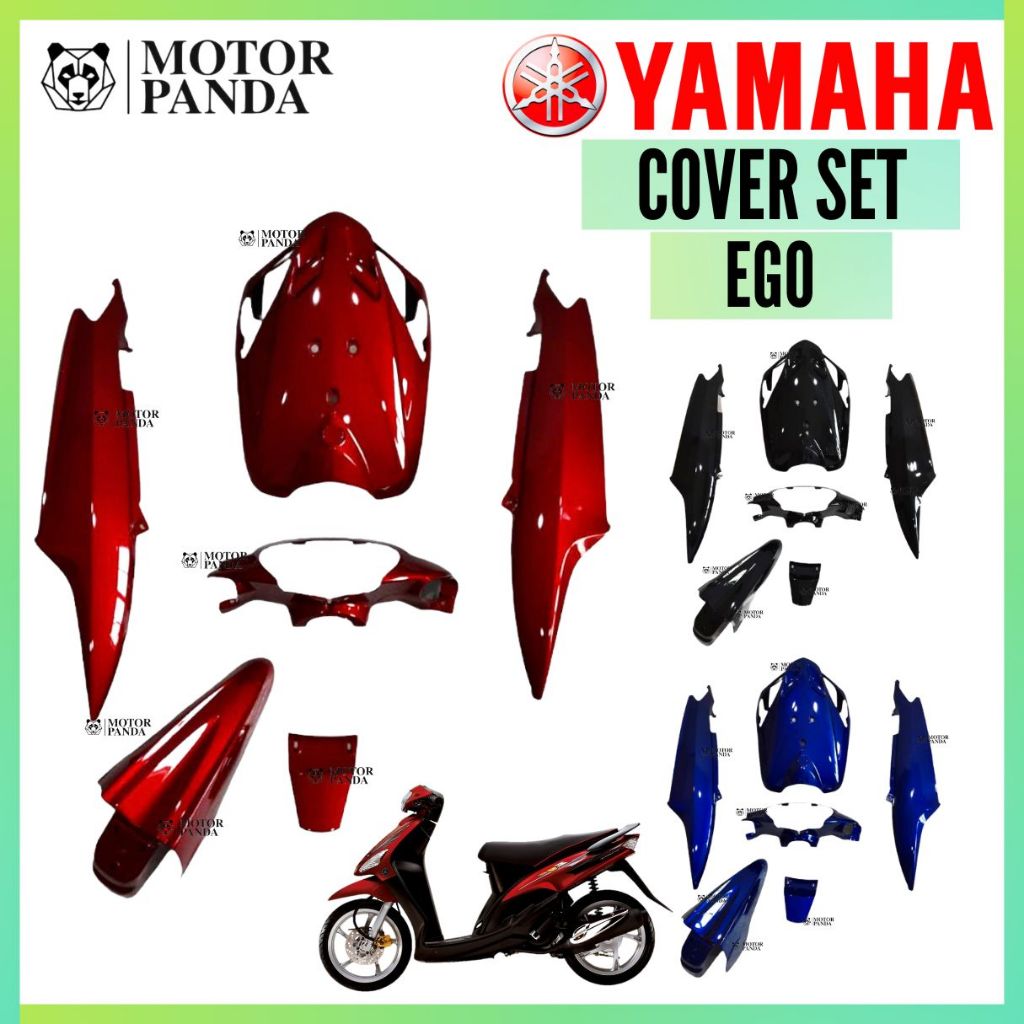 YAMAHA EGO FIRST MODEL V1 LAMA SCOOTER COVERSET COMPLETE COVER SET BODY ...
