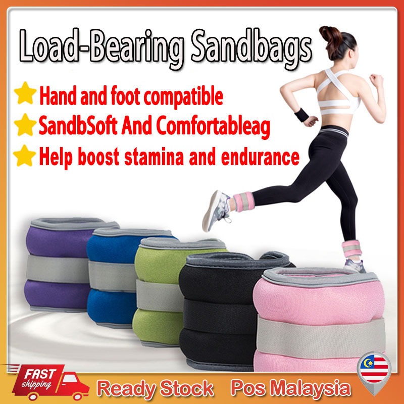 Steel sandbag（0.5/1/2kg ）Adjustable Wrist and ankle 1 pair Steel ball ...